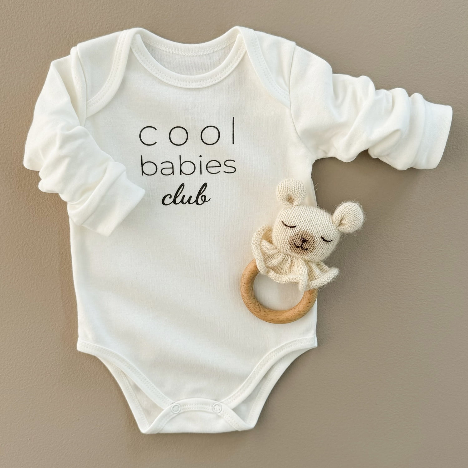 Body Bebe Manga Longa Unissex - Cool Babies Club www.yokobaby.com.br