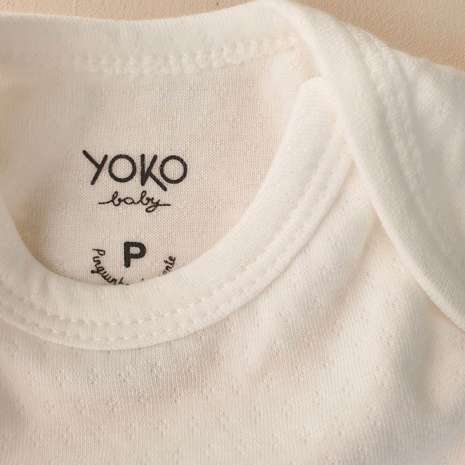 Macacão Bebe Pijama Manga Longa Cozy - Natural www.yokobaby.com.br